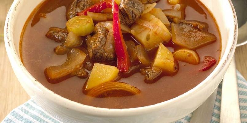 Gulasj med masse paprika - oppskrift