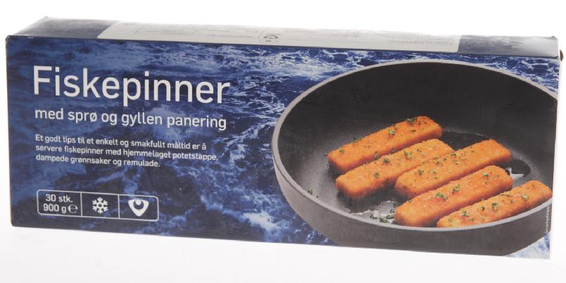 Test av fiskepinner - Mat