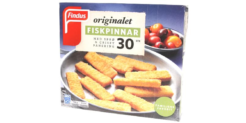 Test av fiskepinner - Mat