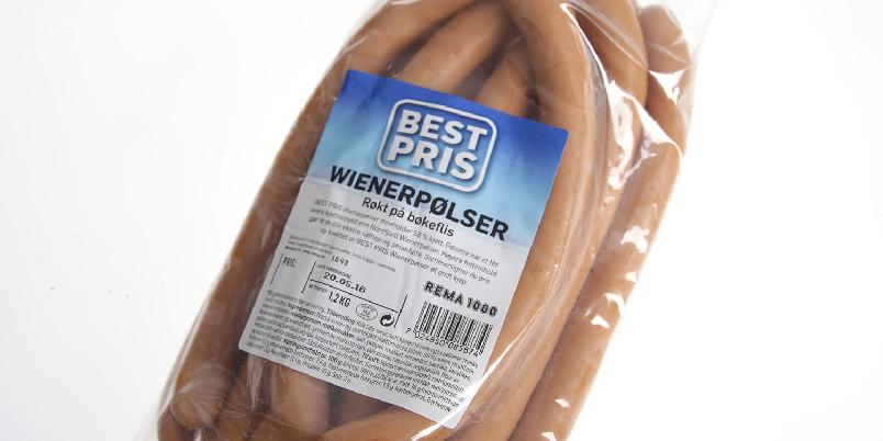 Wienerpølser - test 2016 - Mat